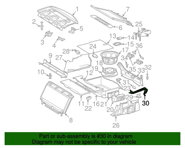 A2116930133 Панель отделения багажного Mercedes | Запчасти на DRIVE2