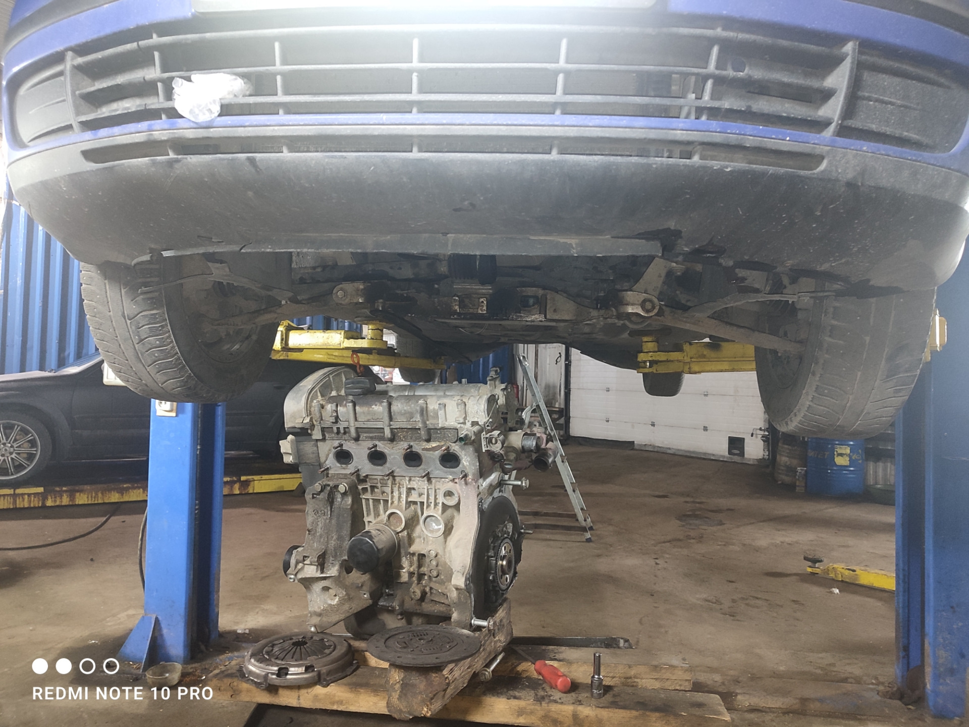 Замена двигателя — Skoda Octavia A5 Mk2 1 4 л 2007 года своими