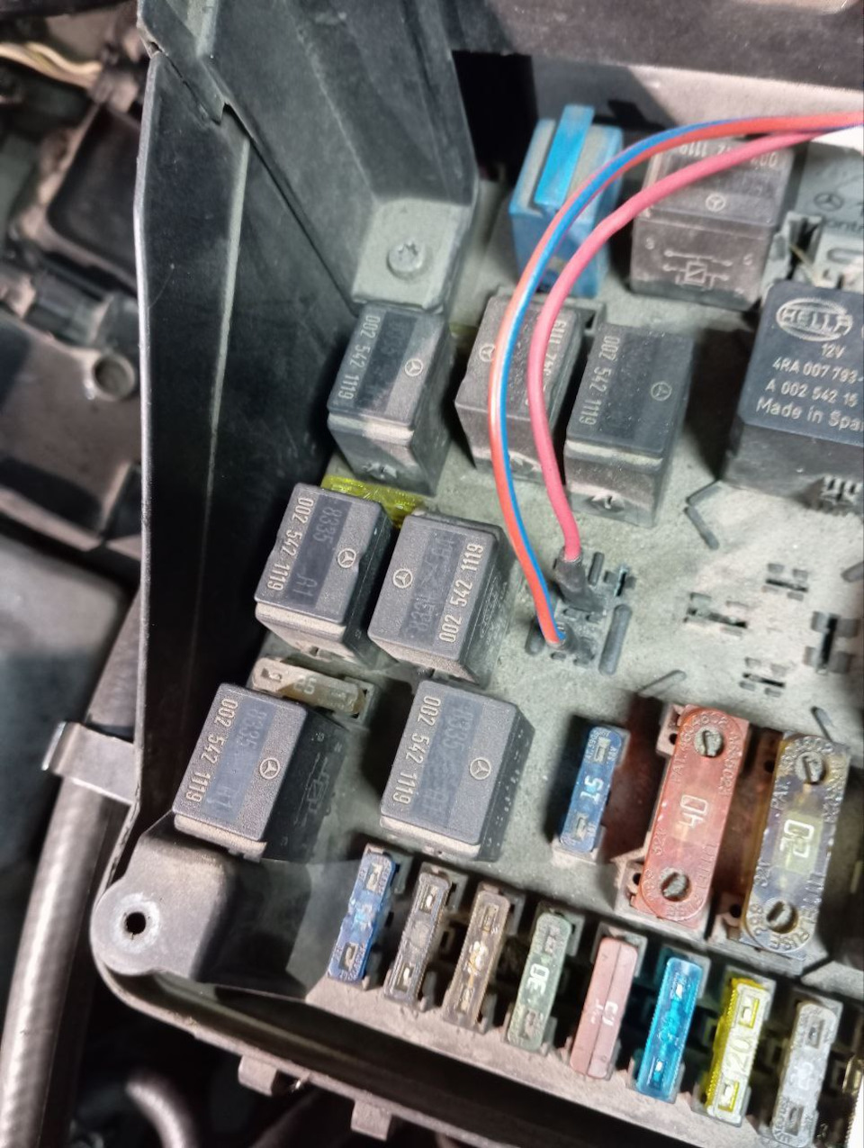 Отсутствует реле стартера — Mercedes-Benz M-Class (W163), 4,3 л, 1999 года | электроника | DRIVE2