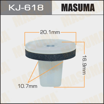 KJ618 Клипса пластиковая MASUMA | Запчасти на DRIVE2