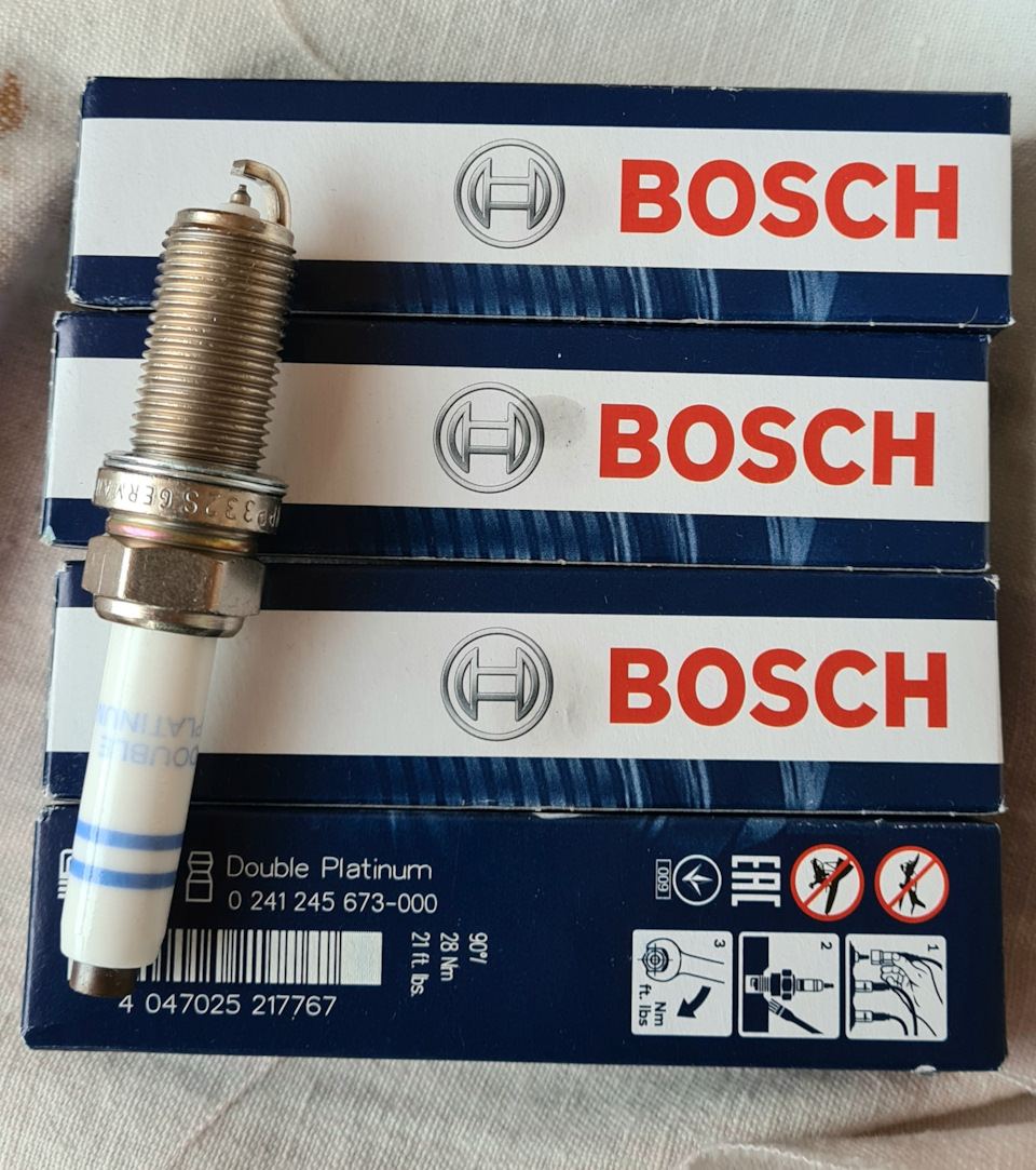 0241245673 Свеча зажигания BOSCH | Запчасти на DRIVE2
