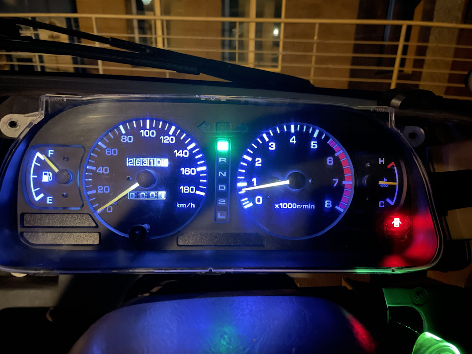 Тахометр — Toyota Land Cruiser Prado 90-series, 3,4 л, 1998 года ...