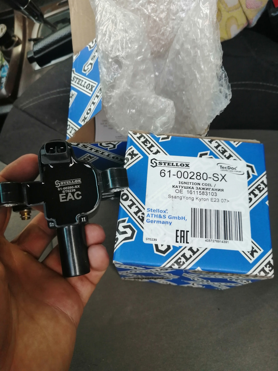1611583103 Катушка зажигания SSANG YONG | Запчасти на DRIVE2
