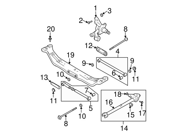 552272D000 Втулка рычага подвески KIA HYUNDAI | Запчасти на DRIVE2