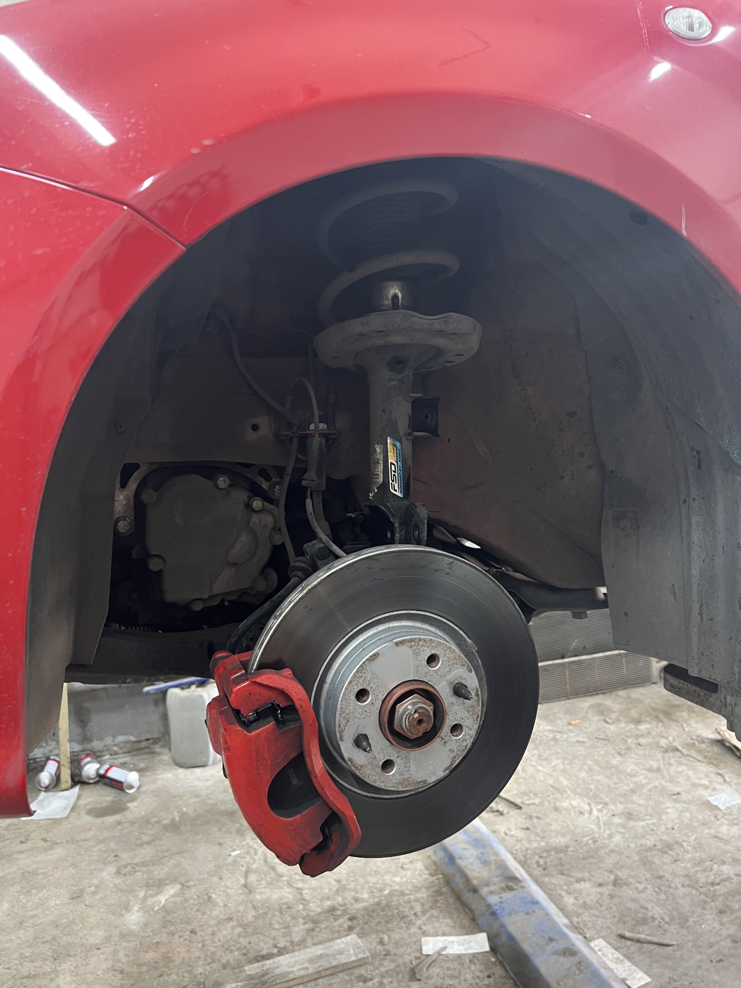 Замена амортизаторов — FIAT 500 (2G), 1,4 л, 2017 года | плановое ТО ...
