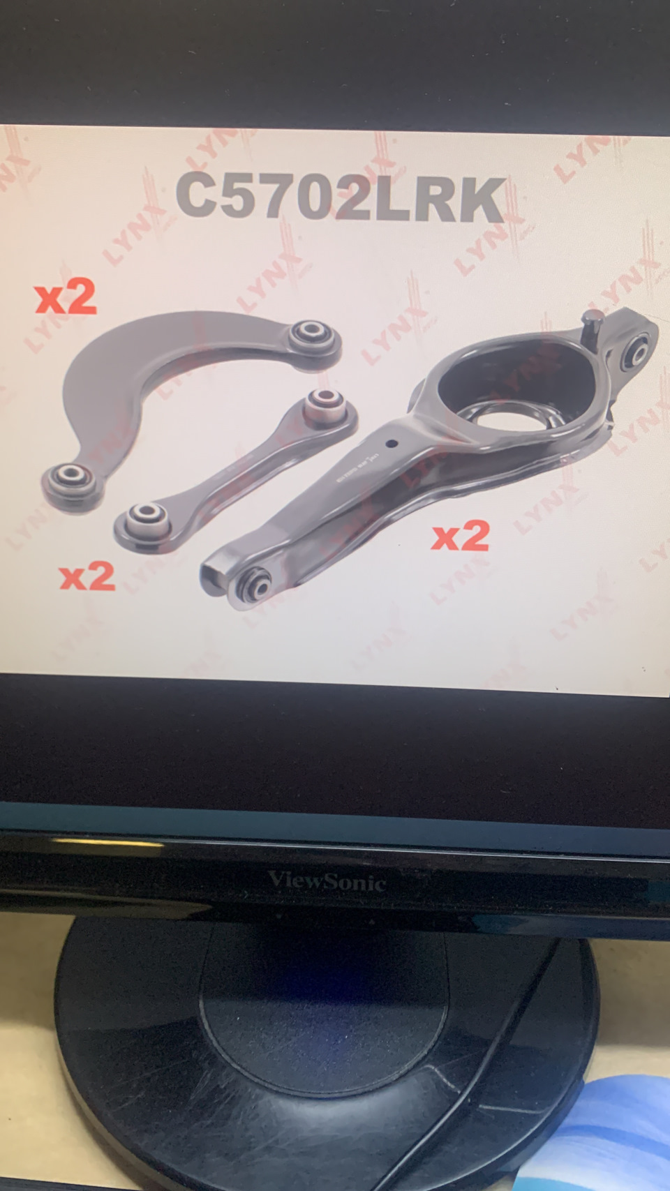 C5702LRK Комплект рычагов / Зад. подв. LYNXauto | Запчасти на DRIVE2