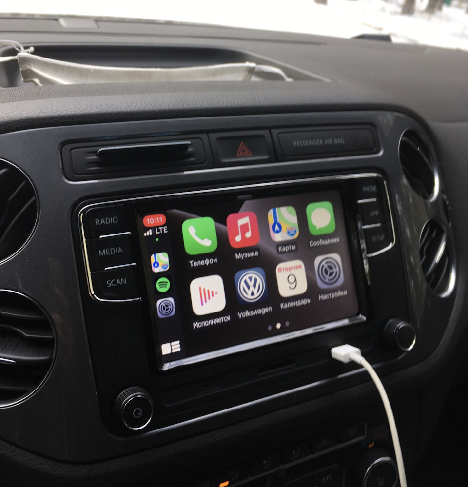 Rcd 360 pro — Volkswagen Tiguan (1G), 2 л, 2014 года | автозвук | DRIVE2