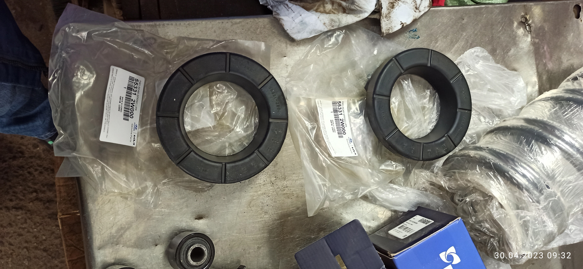 №9. Пружины+3см в круг, задние амортизаторы — Hyundai Santa Fe (3G), 2 ...