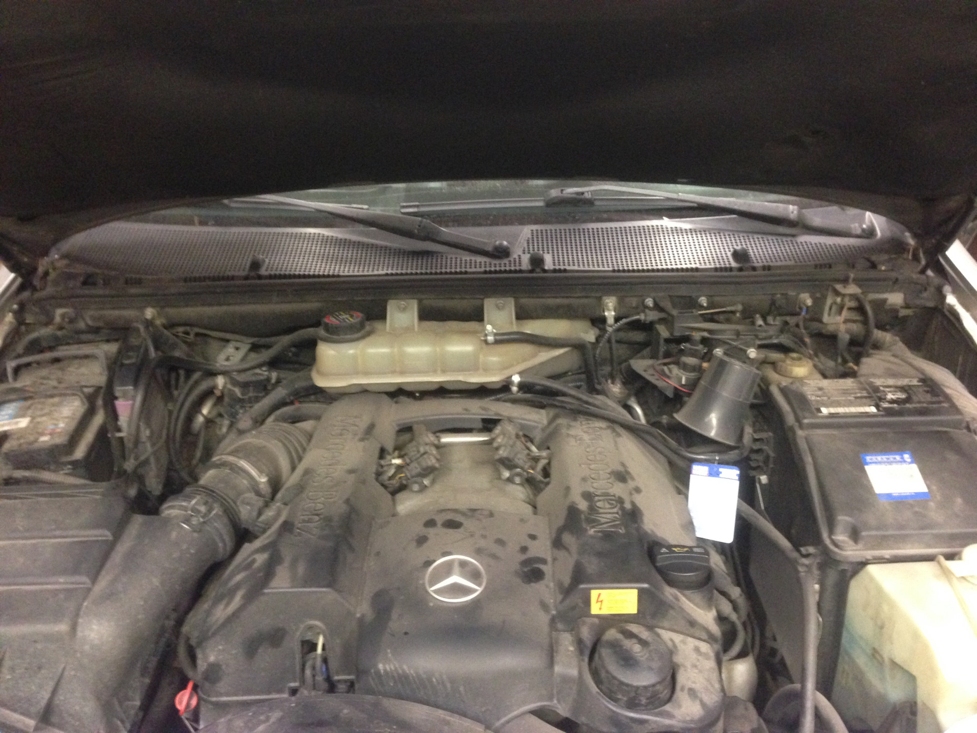 Ремонт стеклоочистителей. — Mercedes-Benz M-Class (W163), 3,2 л, 2002 ...