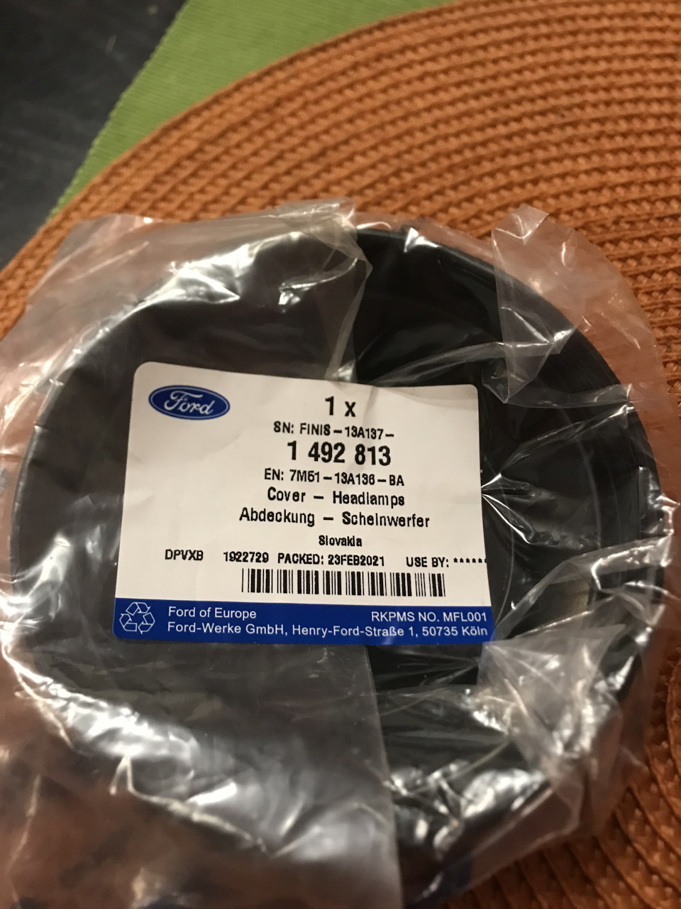 1492813 Крышка фары / Fusion, C-max, Kuga 02~ Ford | Запчасти на DRIVE2