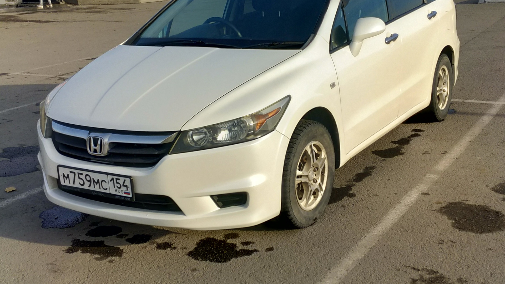 Honda Stream (RN6-9) 1.8 бензиновый 2007 | Белый на DRIVE2