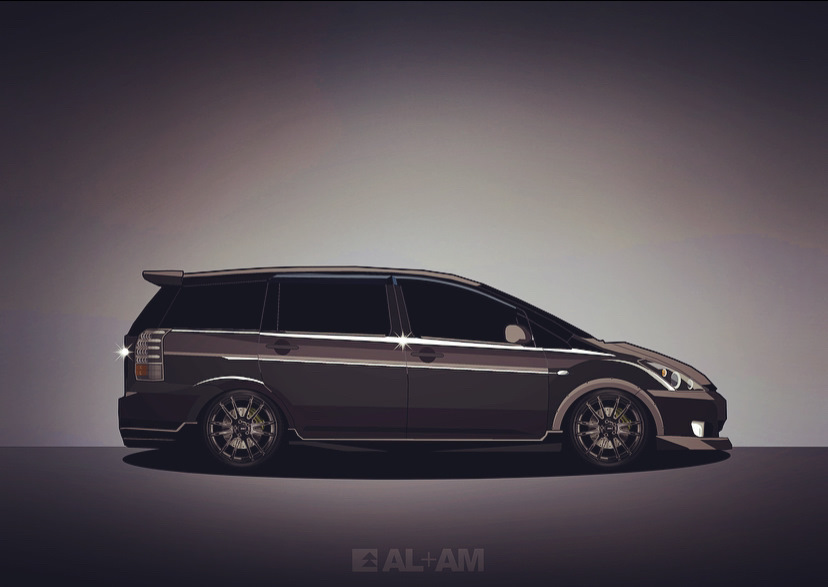 Поездка на море #BLACKWISH😈 — Toyota Wish (AE10), 1,8 л, 2007 года ...