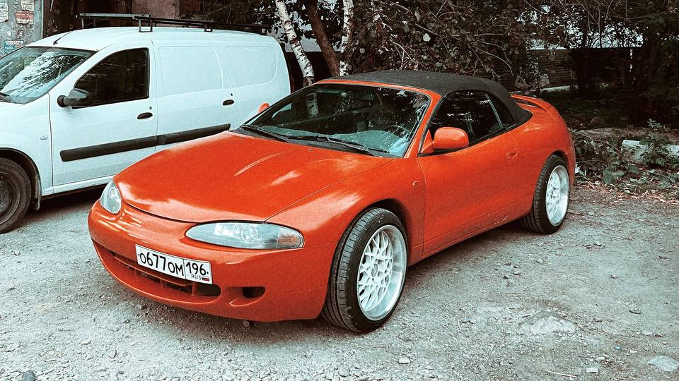 Mitsubishi Eclipse (2G) 2.0 бензиновый 1996 | Spyder Red Shitbox на DRIVE2