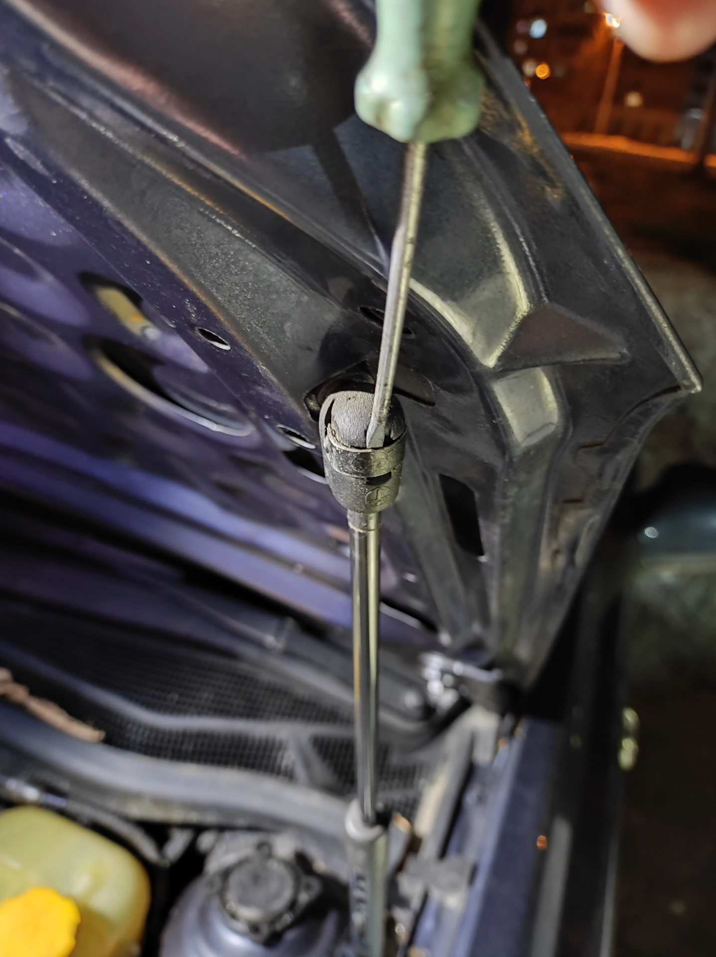 Газовая опора капота (стойка капота) — Opel Astra H GTC, 1,8 л, 2008 ...