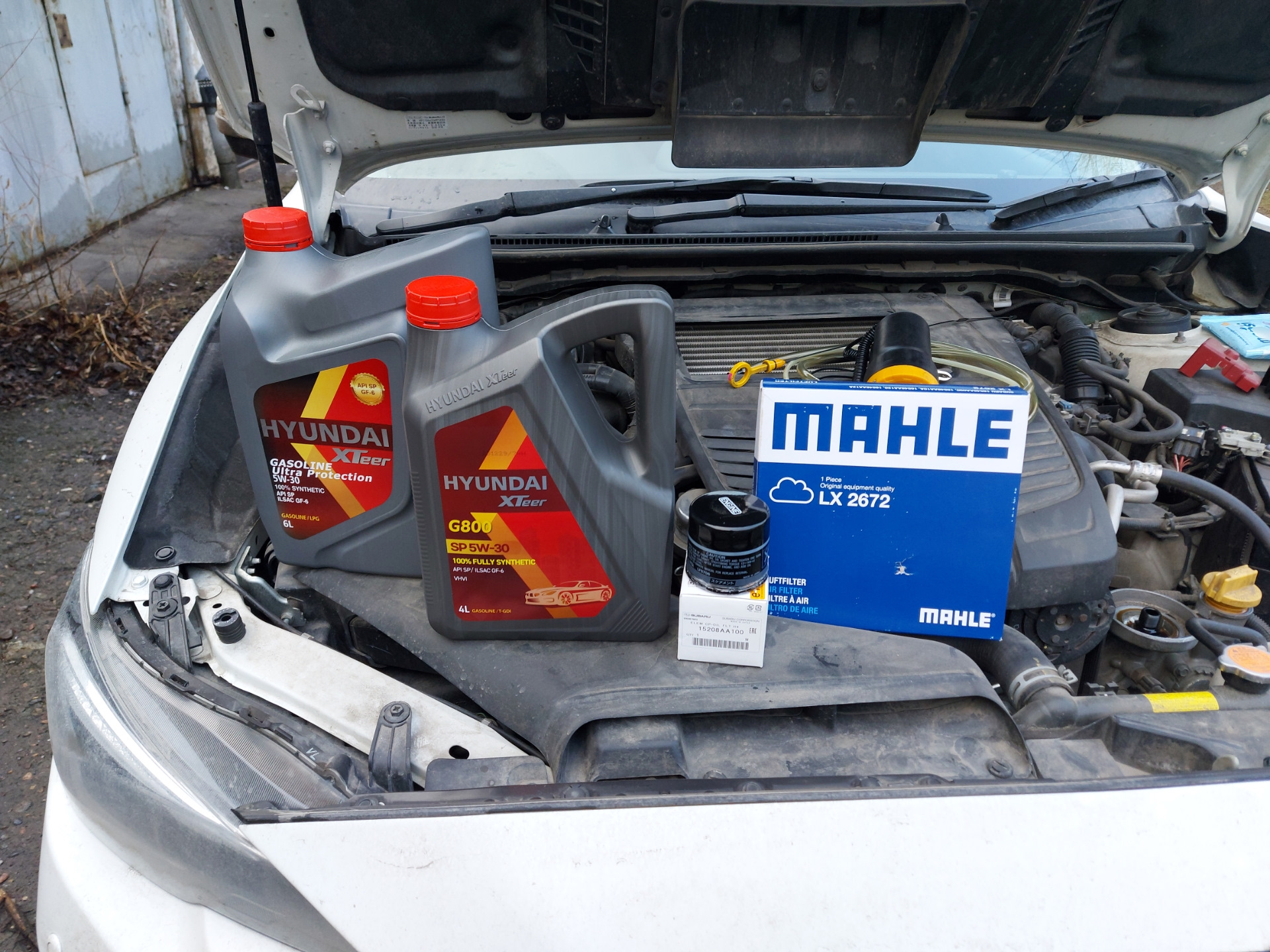 #28. Очередное ТО [107653 км] — Subaru Levorg (VM), 1,6 л, 2017 года ...