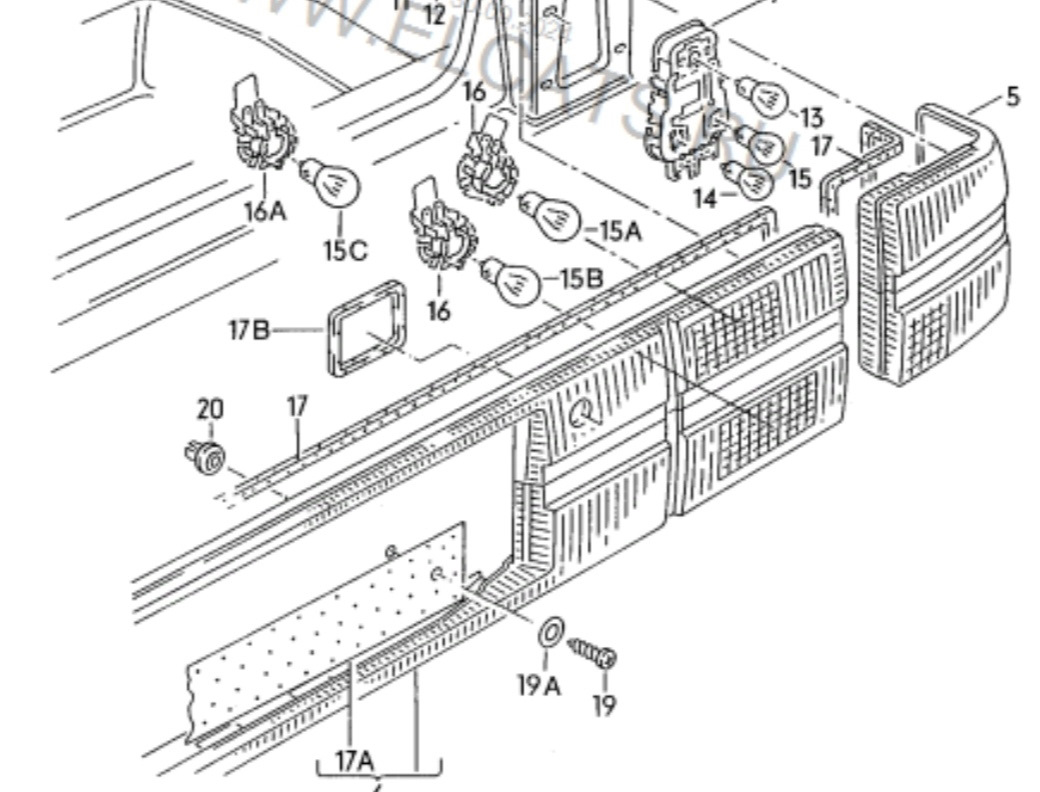 8D0 853 419 D — Audi 200 (20v), 2,2 л, 1990 года | аксессуары | DRIVE2