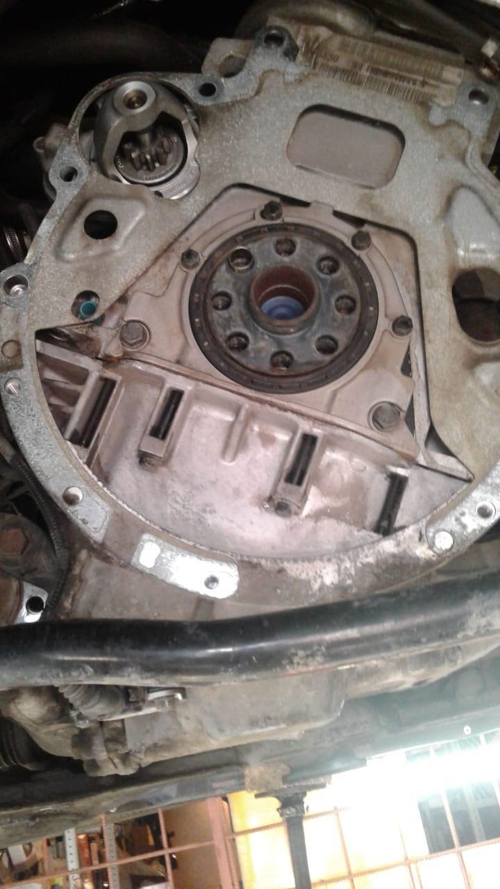 Задний сальник коленвала+обслуживание АКПП — BMW X5 (E53), 3 л, 2003 ...