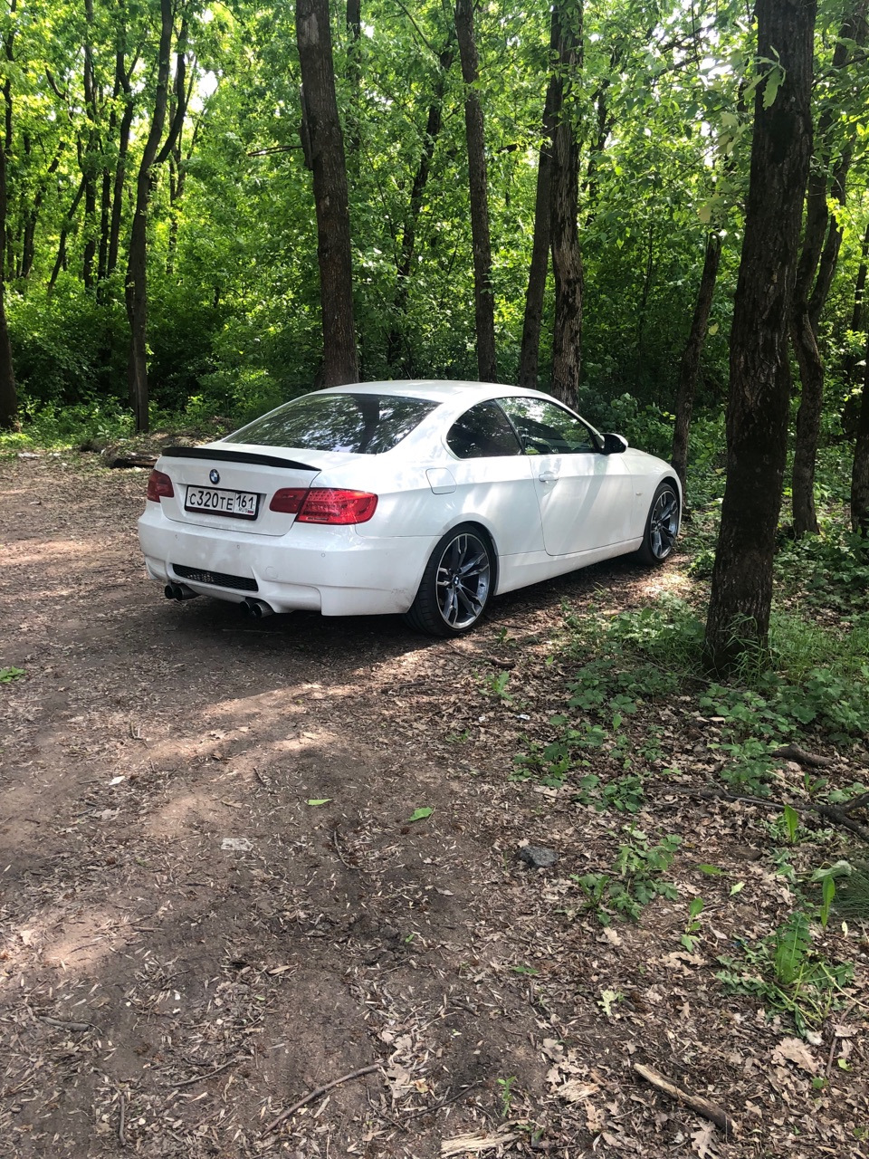 Установка новых дисков и резины — BMW 3 series Coupe (E92), 2 л, 2009 года | колёсные диски | DRIVE2