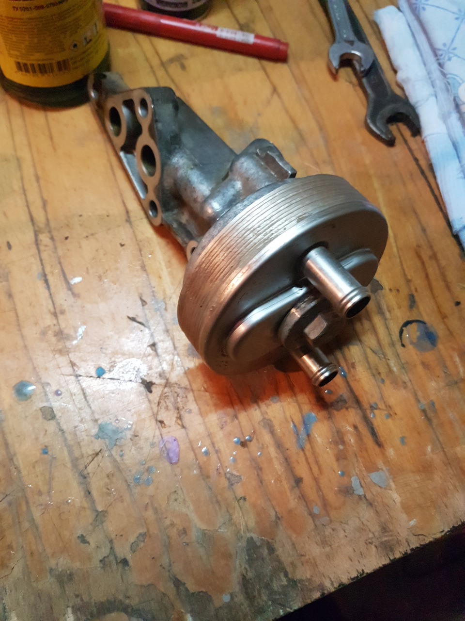 Замена прокладок теплообменника — Nissan X-Trail I (t30), 2,5 л, 2005 ...