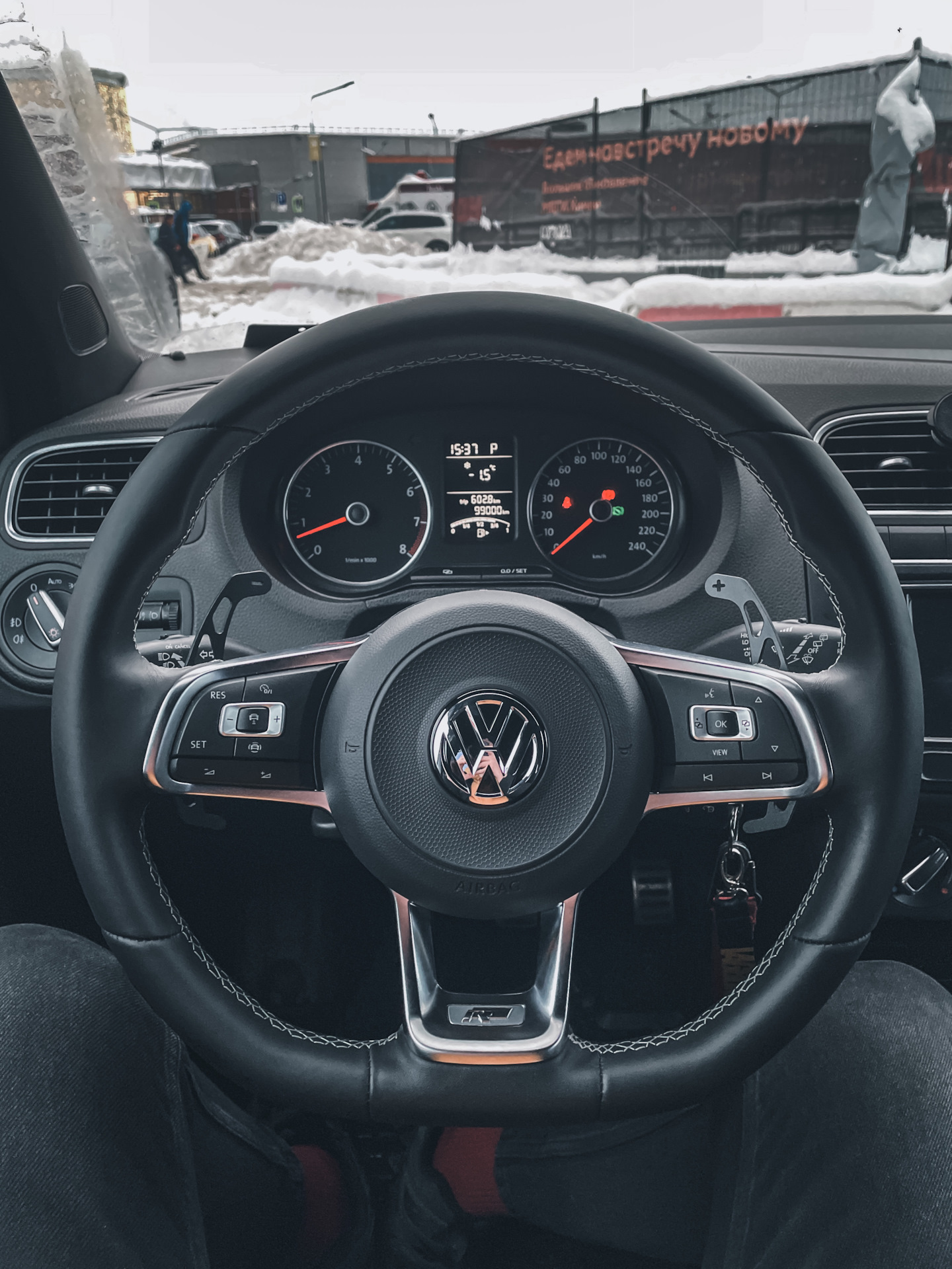 Лепестки для переключения передач — Volkswagen Polo Hatchback Mk5, 1,4 ...