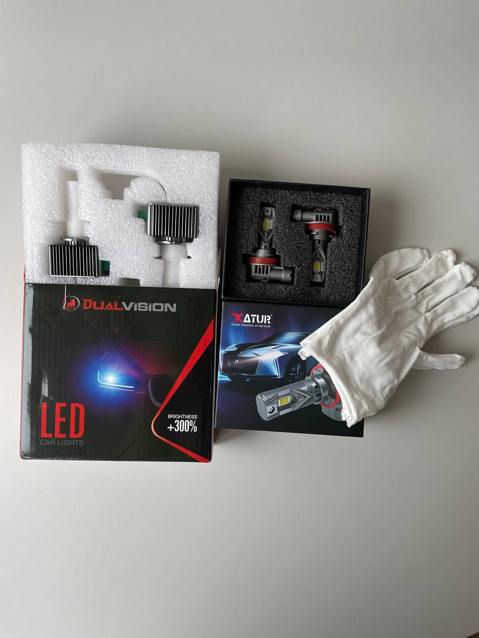 Лампы D3S DualVision LED и H11 KATUR LED Audi q5 — Audi Q5 (1G), 2 л, 2010 года | своими руками ...