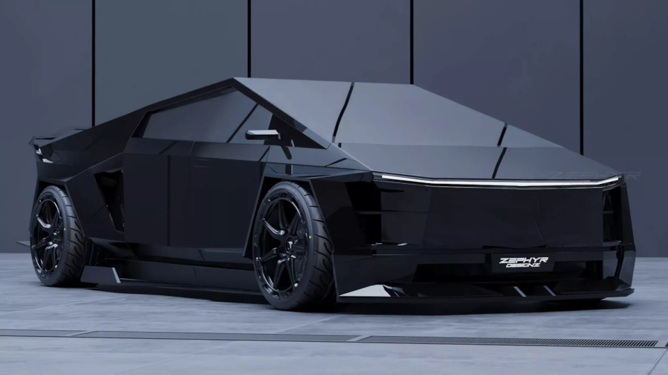 Tesla Cybertruck by Zephyr Designz. — DRIVE2