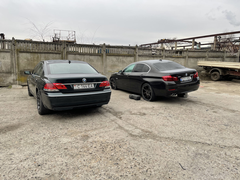 Локальная покраска + детейлинг с керамикой — BMW 7 series (E65/E66), 4,5 л, 2008 года | стайлинг ...