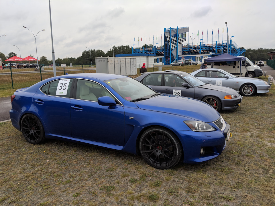 Дождевой Time-Attack в Бресте — Lexus IS-F, 4,9 л, 2010 года ...