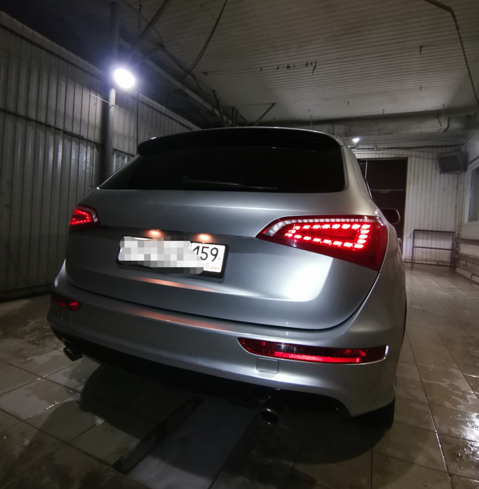 LED подсветка номера — Audi Q5 (1G), 2 л, 2009 года | наблюдение | DRIVE2