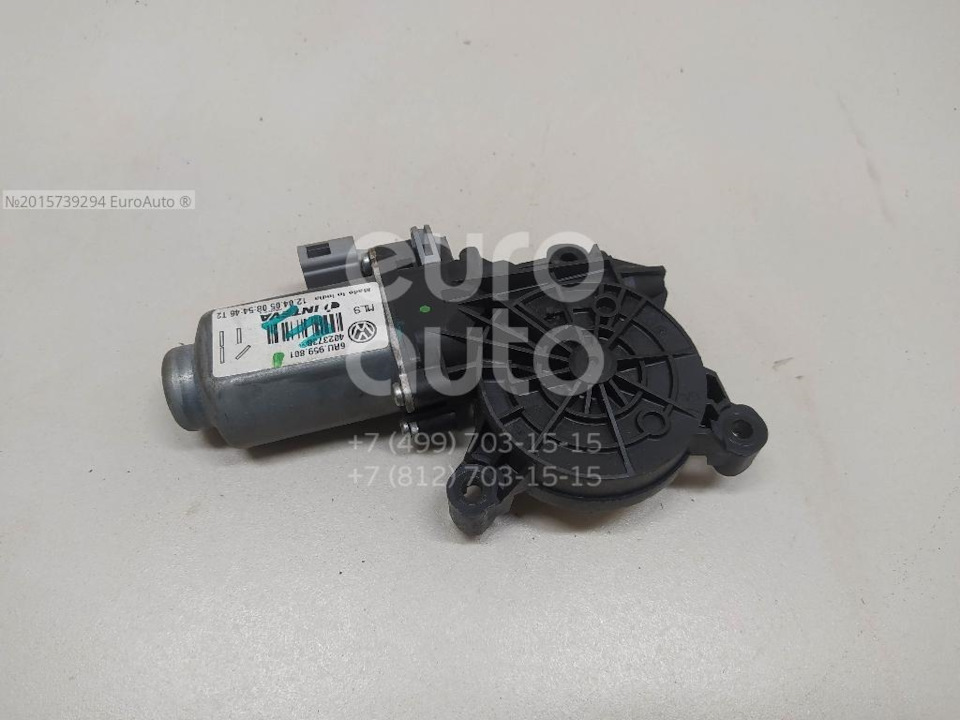 6RU959801 Мотор стеклоподъёмни VAG | Запчасти на DRIVE2