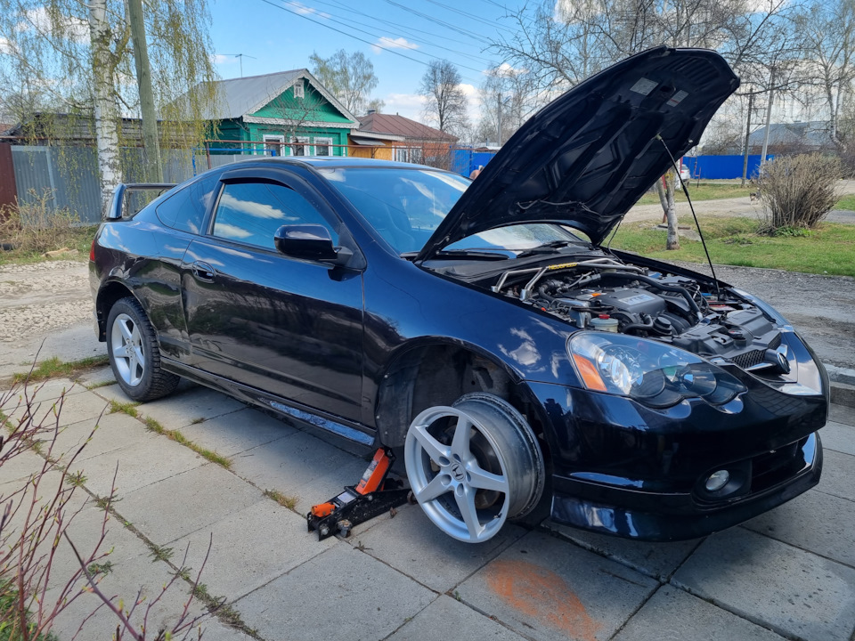 184. Переобувка на лето (проставки 15мм), ферритовые кольца на фары ...