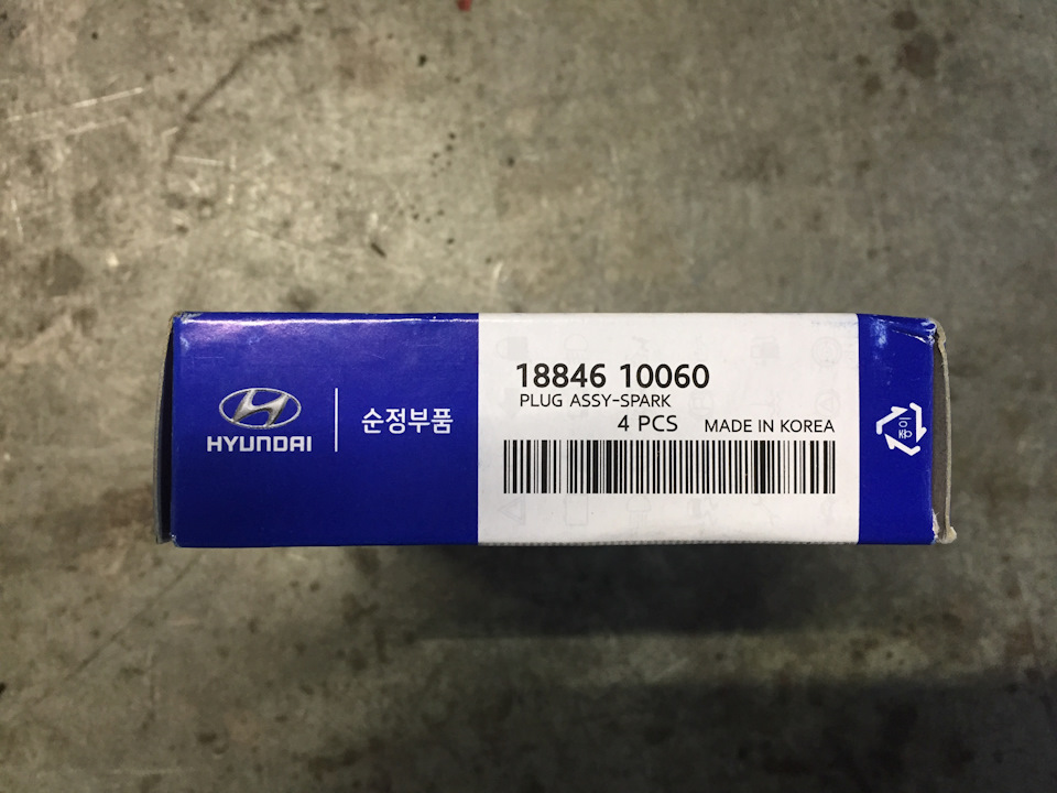 1884610060 Свечи зажигания KIA HYUNDAI | Запчасти на DRIVE2
