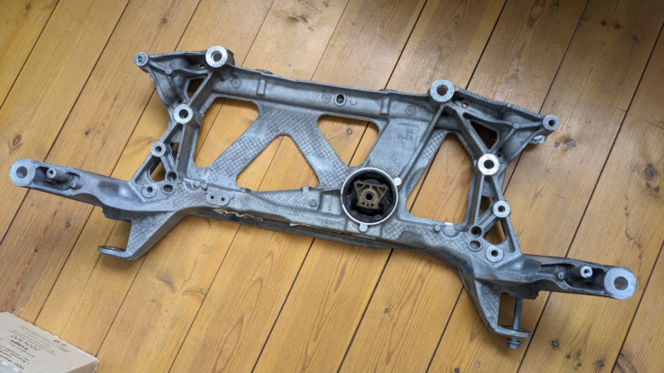 Алюминиевый подрамник. Зачем он? — Skoda Kodiaq (1G), 2 л, 2019 года ...