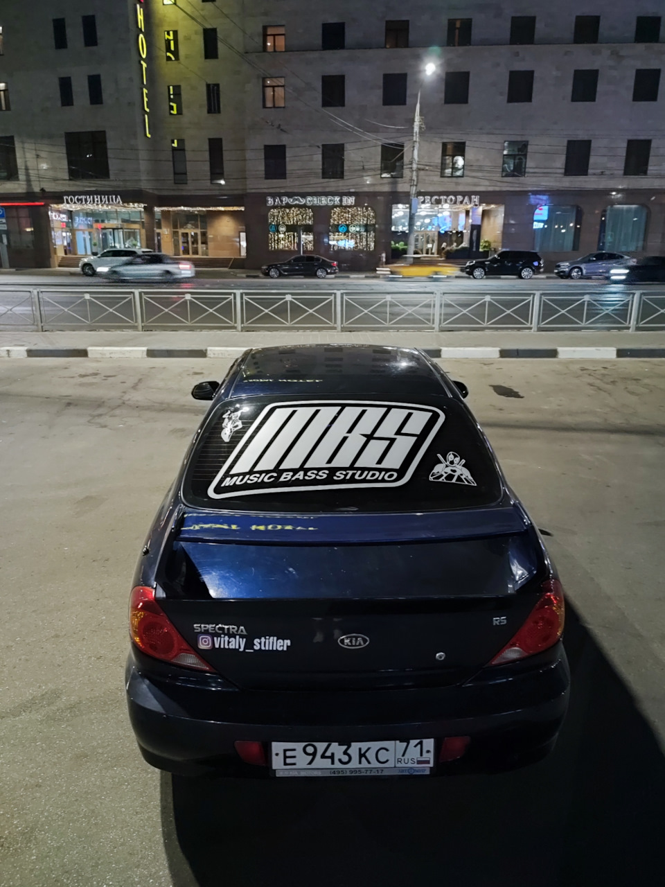 Спойлер evolution — KIA Spectra, 1,6 л, 2008 года | тюнинг | DRIVE2