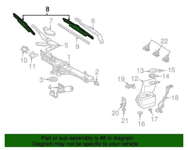 A2208201745 Комплект щеток стеклоочистителя Mercedes | Запчасти на DRIVE2