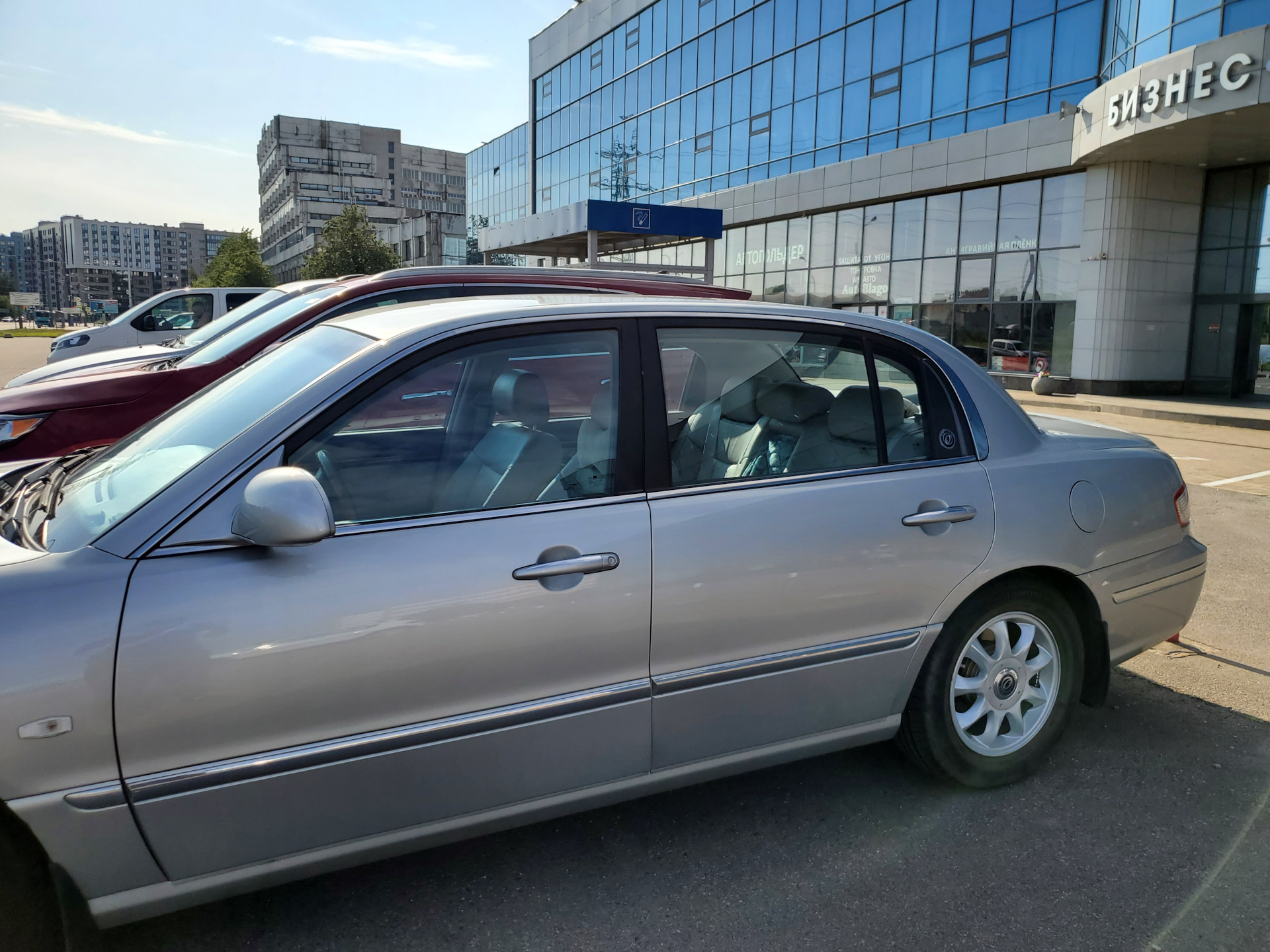 24. Атермальная плёнка и Тонировка / LLumar 90% и 35% — KIA Opirus, 3,5 ...