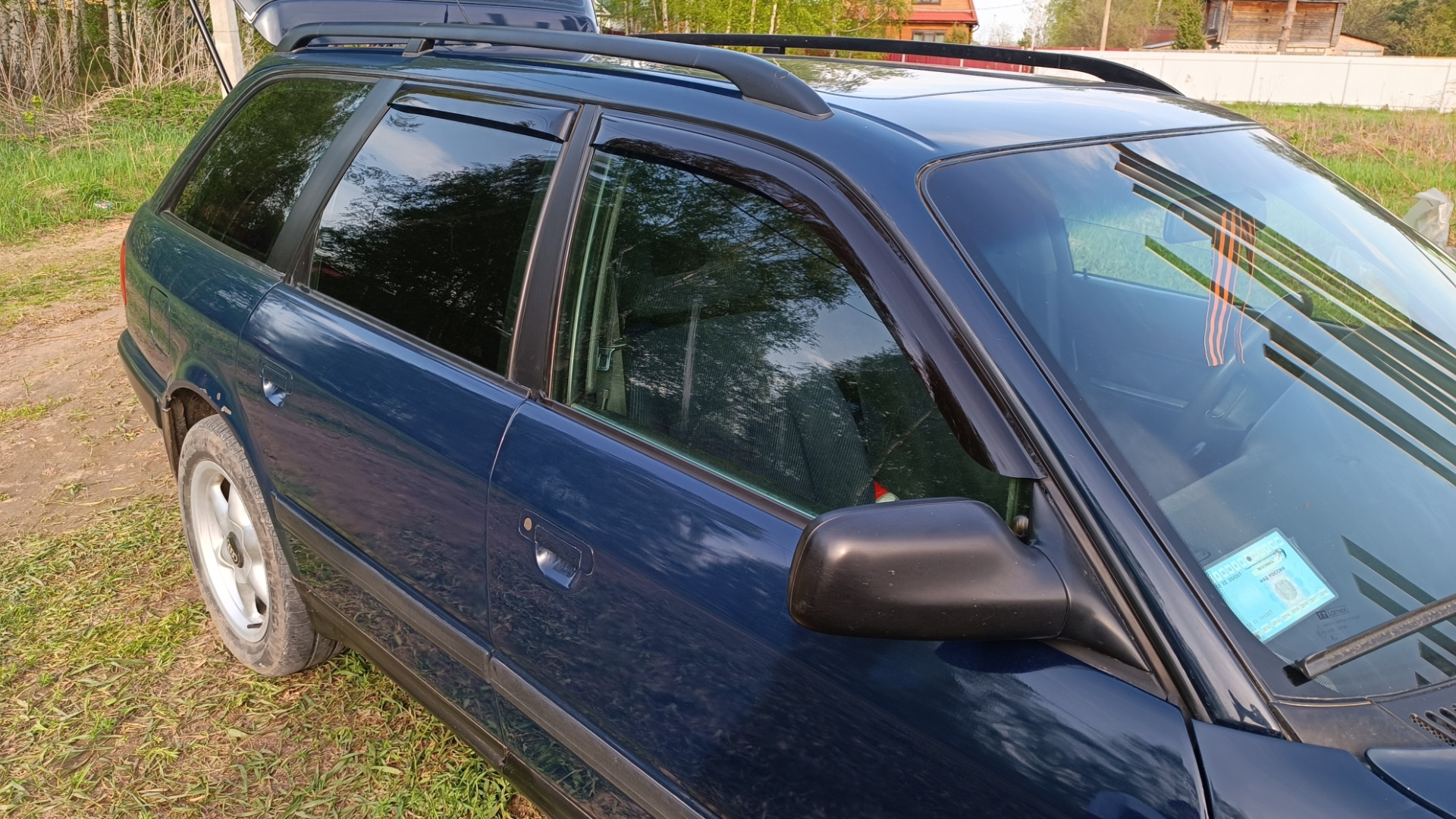 Ветровики для Ауди 100 авант — Audi 100 Avant (C4), 2,3 л, 1993 года ...