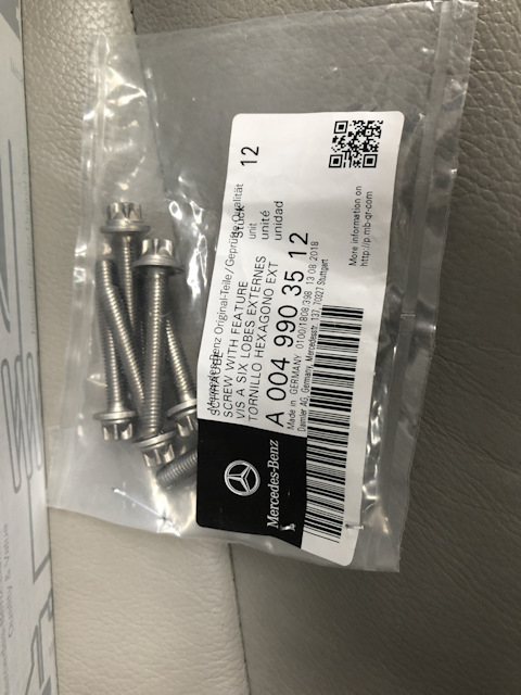 A0049903512 Болт м6. Mercedes | Запчасти на DRIVE2