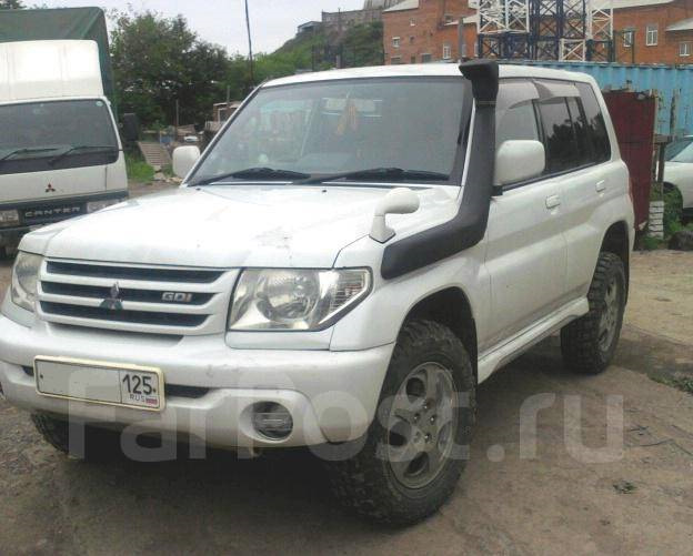 Шноркель и его легализация. — Mitsubishi Pajero iO, 2 л, 2001 года ...