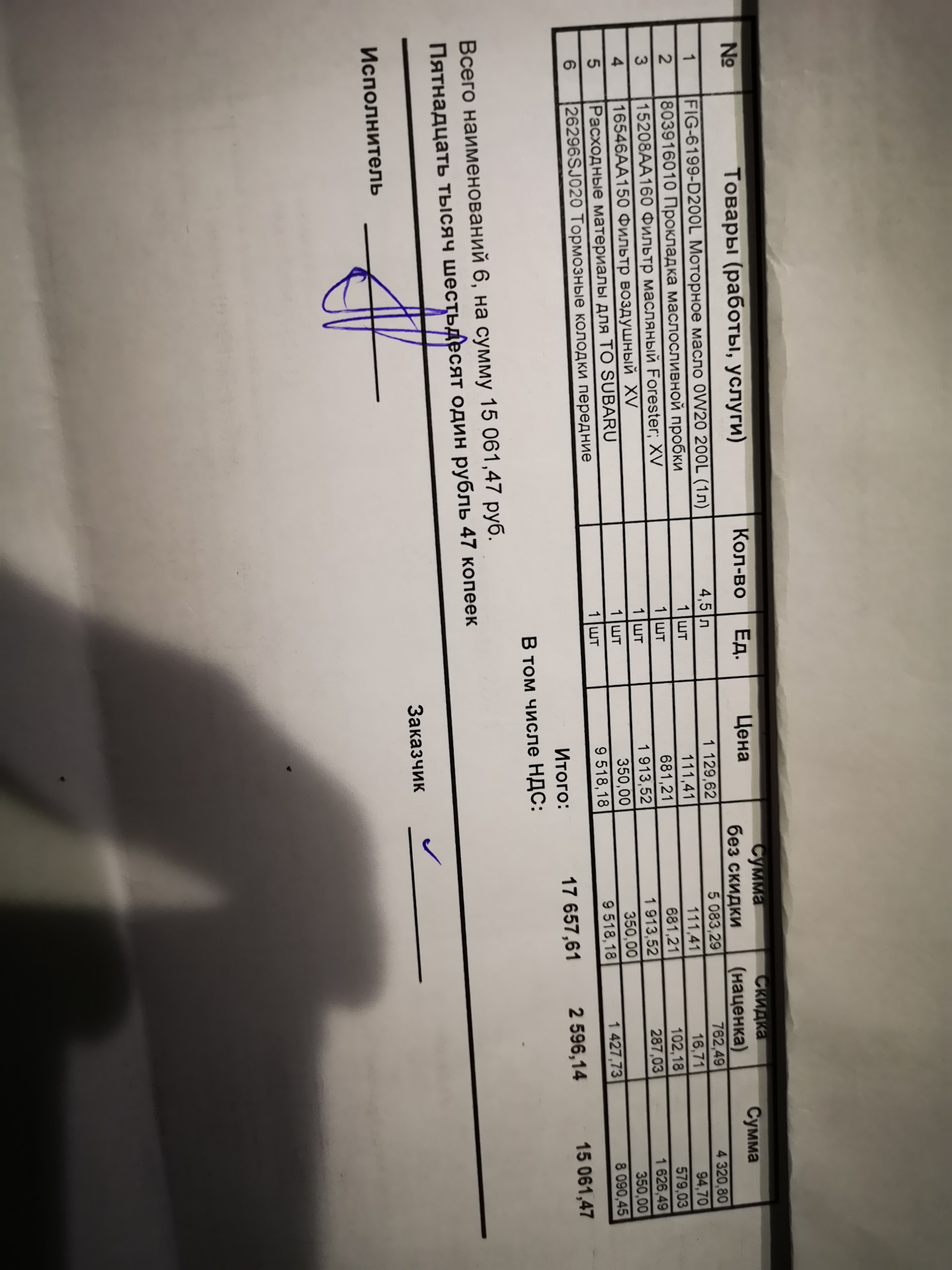 ТО 45тыс — Subaru Forester (SK), 2,5 л, 2019 года | плановое ТО | DRIVE2