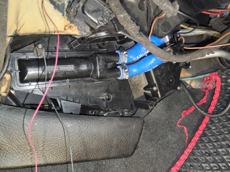 Радиатор печки от ваз 2109 — Opel Omega B, 2,5 л, 1999 года | своими ...