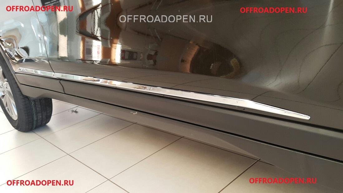 Накладки дверей и порог — Nissan X-Trail III (t32), 2,5 л, 2019 года ...