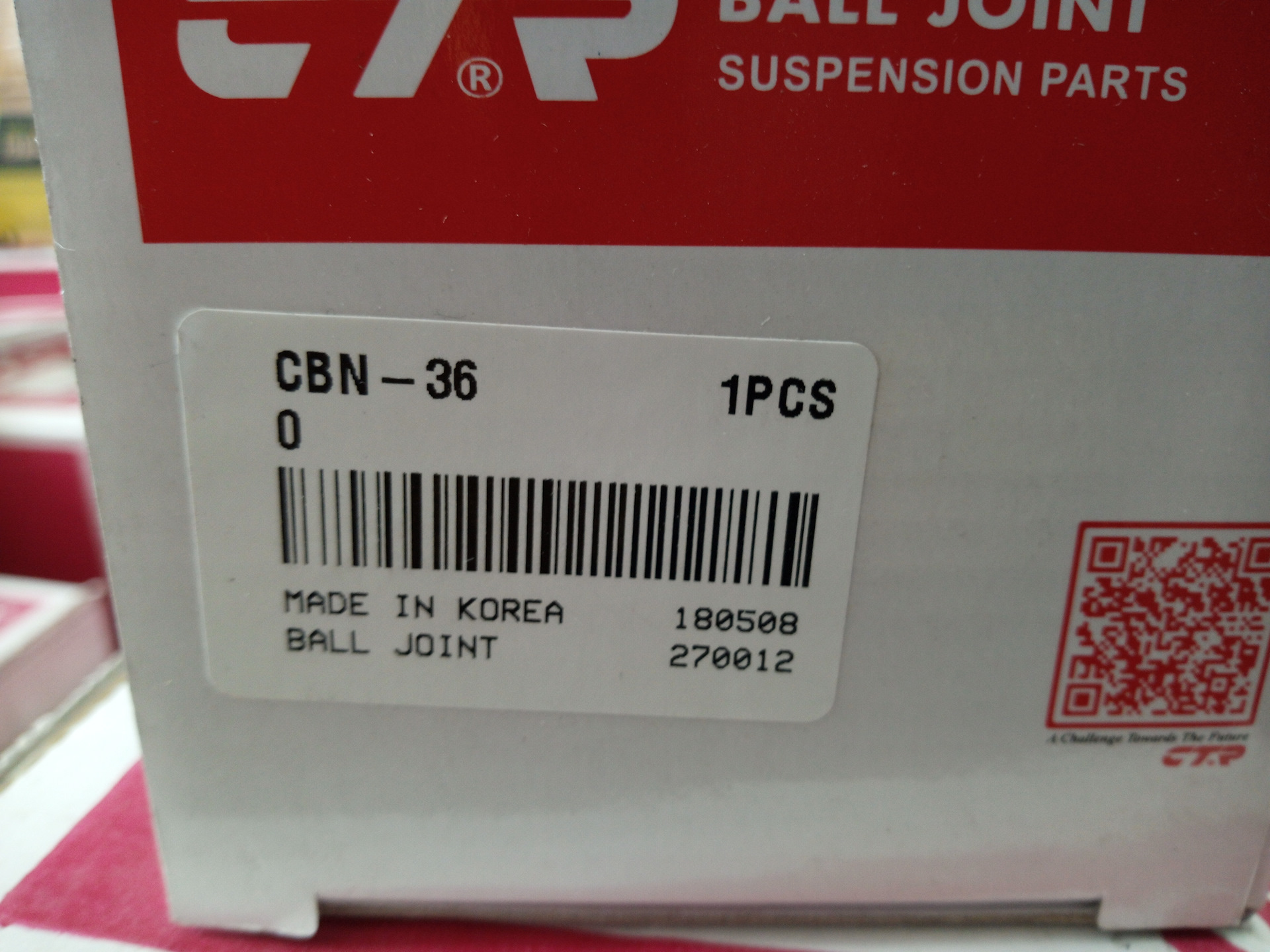 #437.Опора шаровая ''CTR'' CBN-36 — DRIVE2