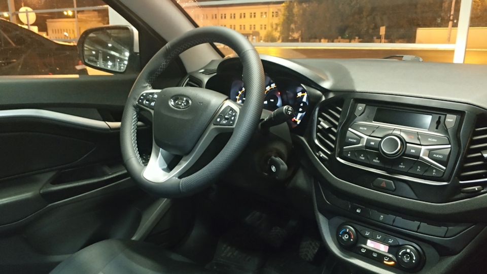 Кожзам оплётка на мультируль на ЛАДА ВЕСТА — Lada Vesta (1G), 1,6 л ...