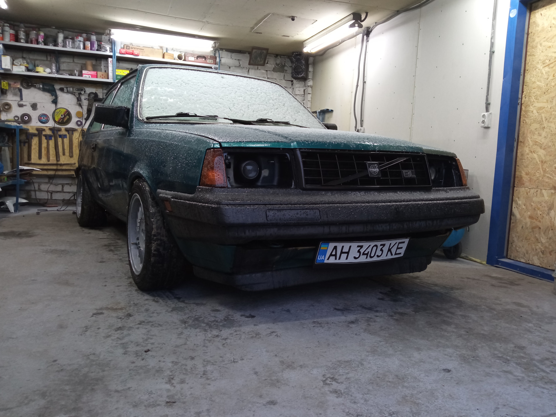 Установка решетки с доресталинга — Volvo 340, 1,4 л, 1986 года ...