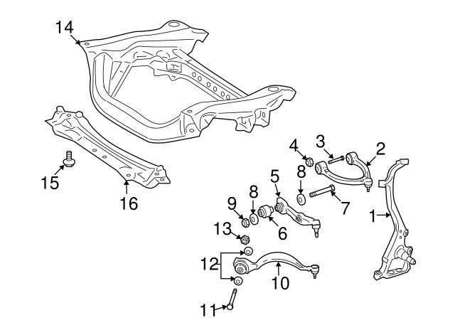 A2213302311 Рычаг нижний прямой левый Mercedes | Запчасти на DRIVE2