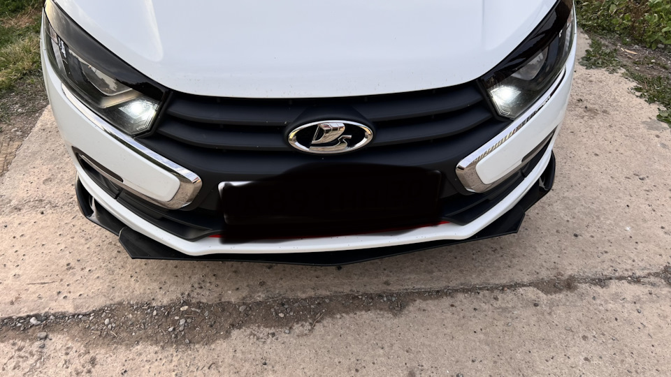 Универсальный лип спойлер на гранту фл — Lada Гранта Лифтбек (2G), 1,6 ...