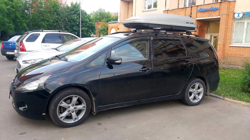 Чемодан на крышу — Mitsubishi Grandis, 2,4 л, 2006 года | аксессуары ...