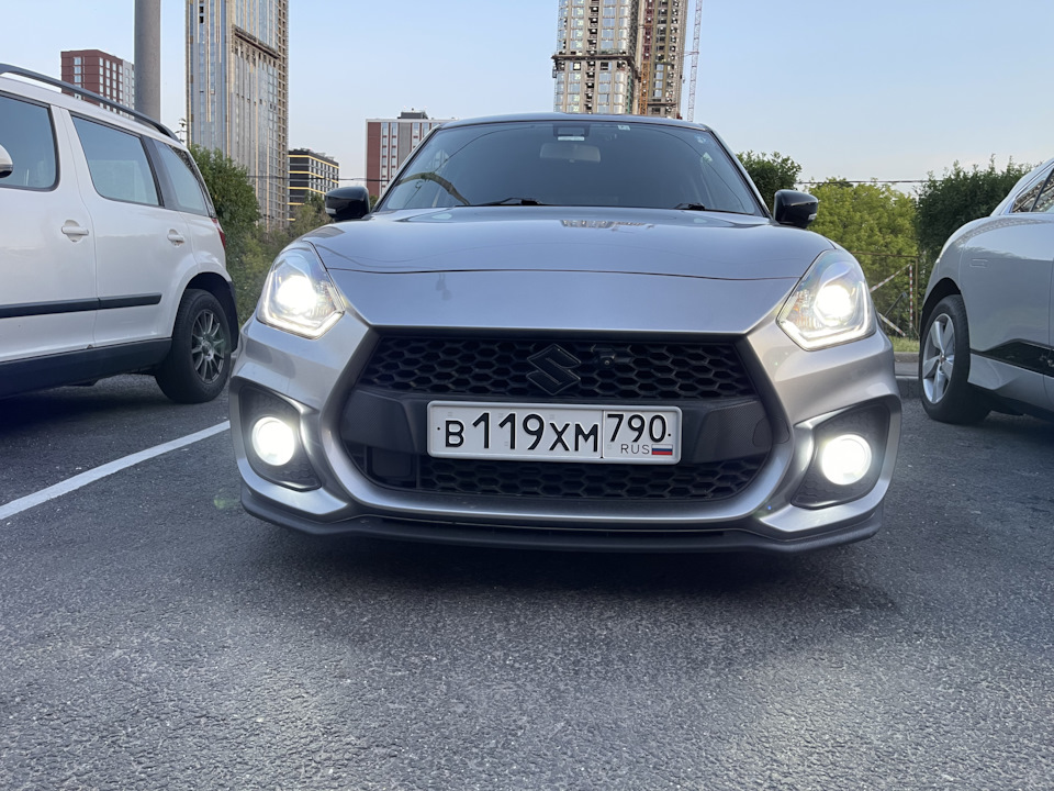Дитейлинг фар и исправление СТГ — Suzuki Swift (4G), 1,4 л, 2018 года ...