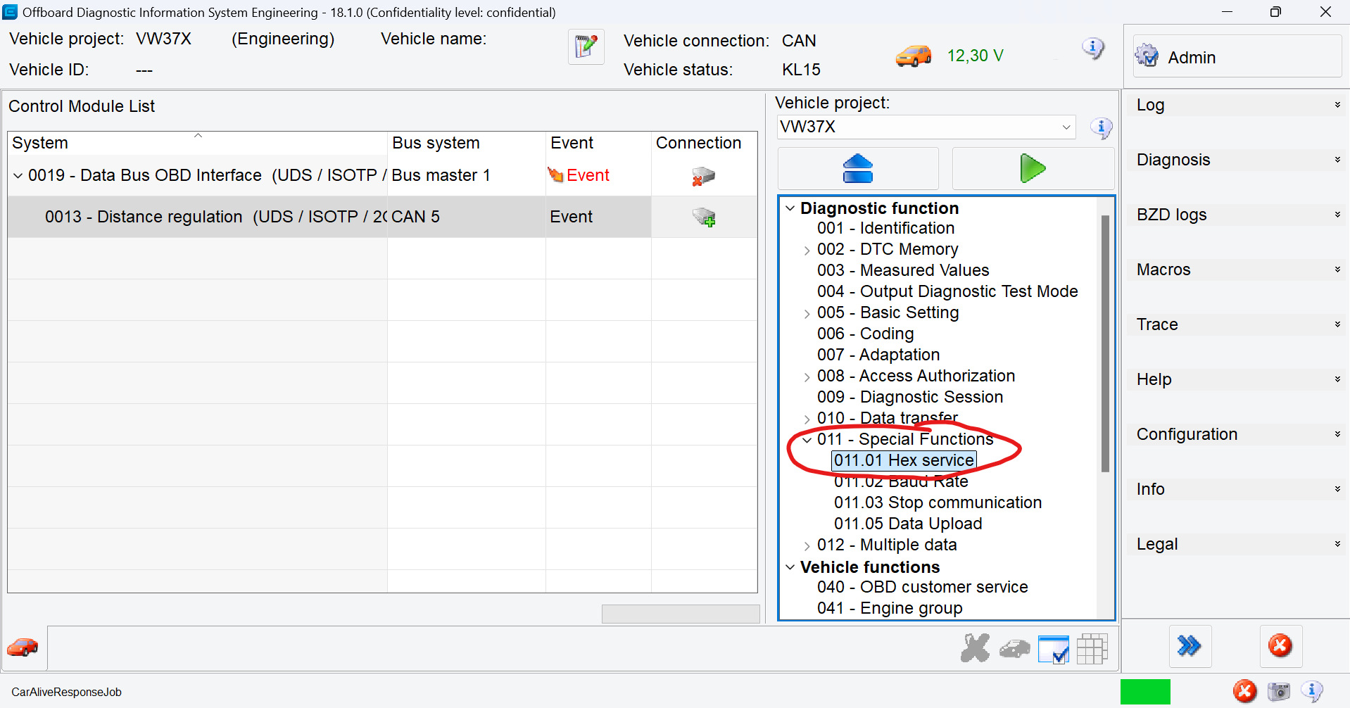 Чтение параметрий блоков с помощью ODIS Engineering — DRIVE2